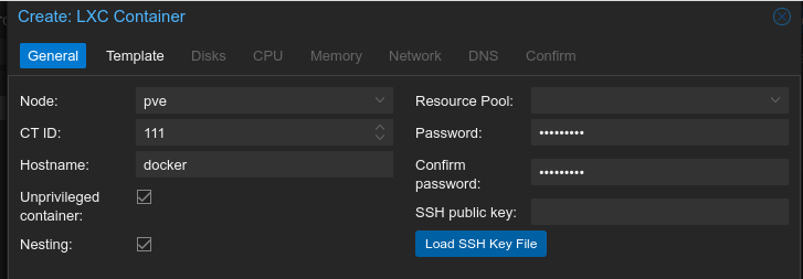 Install Proxmox Lxc Container With Docker Vm Instance And Portainer Ce Install Charles Duncan